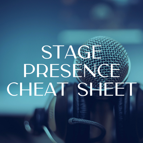Stage Presence Trustworthy and Untrustworthy Movement Cheat Sheet ...